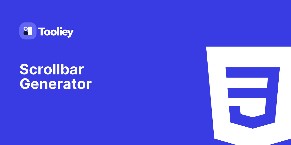 CSS Scrollbar Generator: Customize Scrollbars with Ease CSS Scrollbar Generator: Customize Scrollbars with Ease
